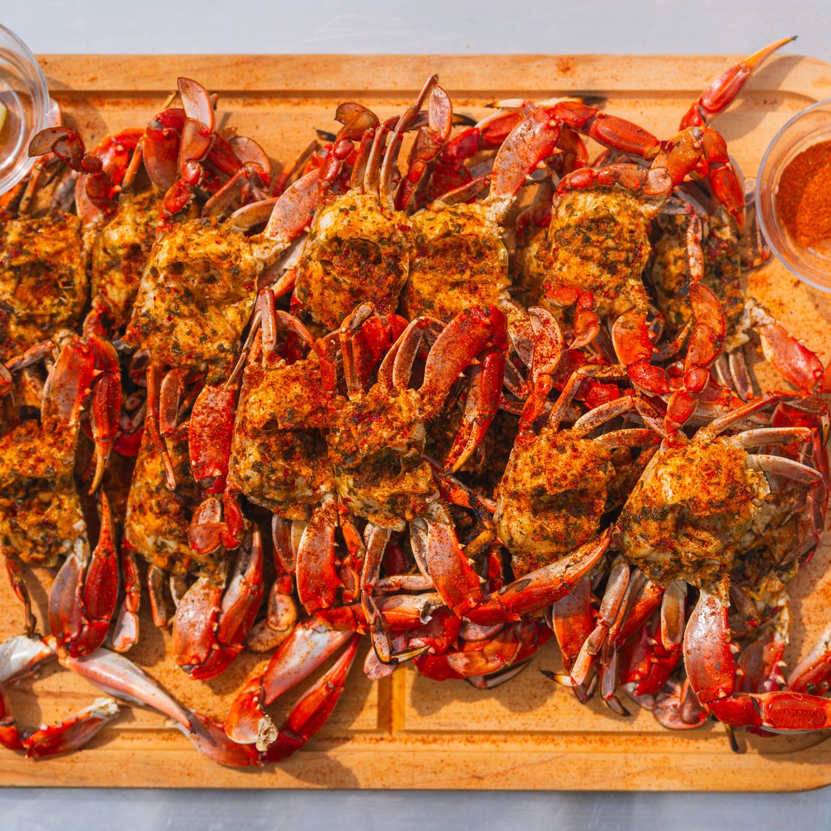 Tide To Table: Crab Grilled To Perfection - Grilled Crabs With Old Bay ...
